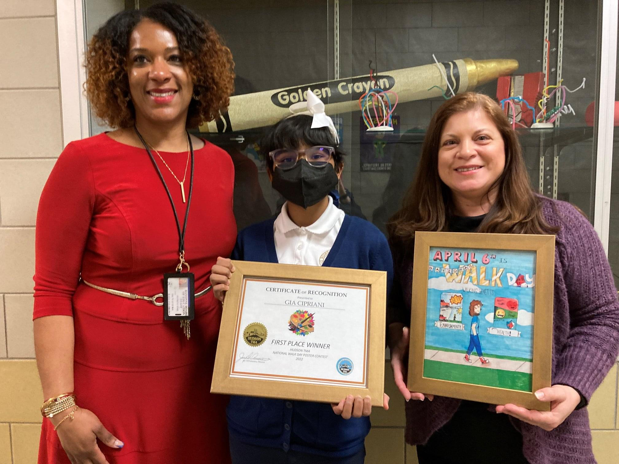 Picture Poster Contest Children Walking To School Safety | Hudson TMA